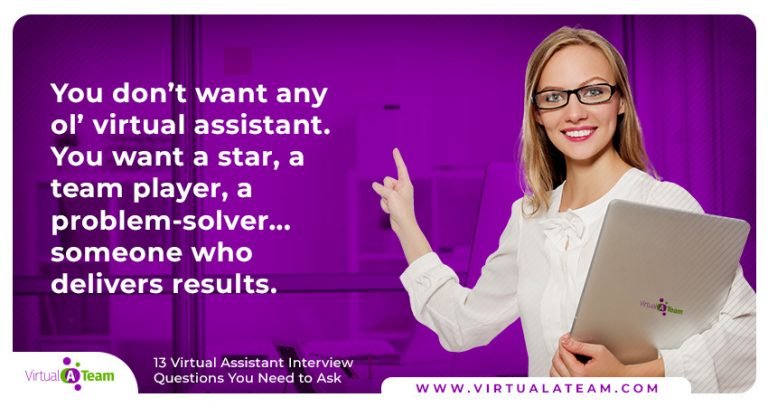 13 Virtual Assistant Interview Questions You Need to Ask • Virtual A ...